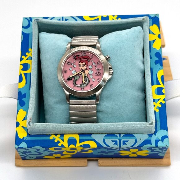 Roxy | Accessories | Nib Vintage Roxy Quicksilver Little Mermaid Watch ...